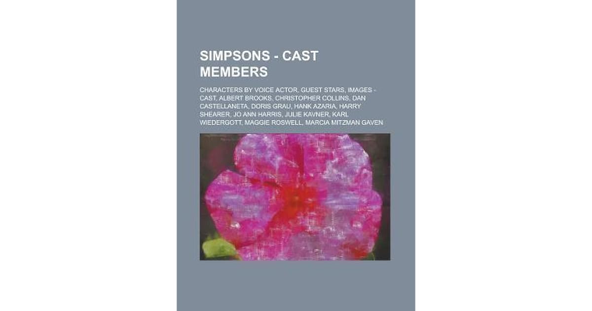 Simpsons - Cast Members: Characters by Voice Actor, Guest Stars, Images ...