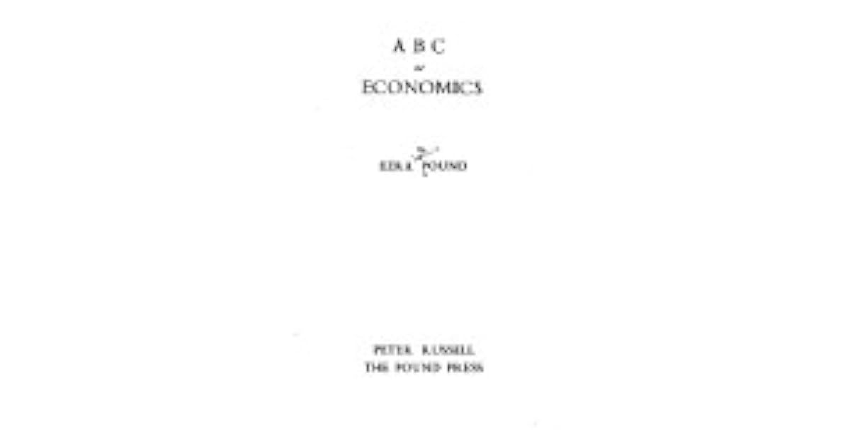 ABC of Economics by Ezra Pound