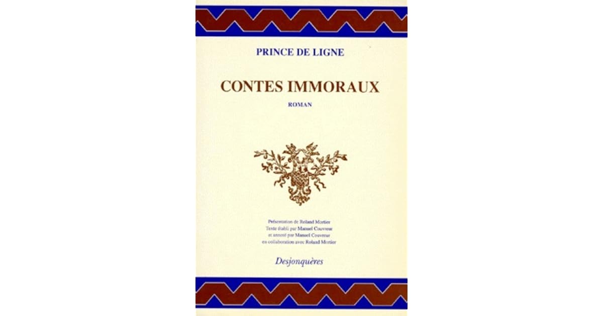 Contes immoraux by Charles-Joseph de Ligne