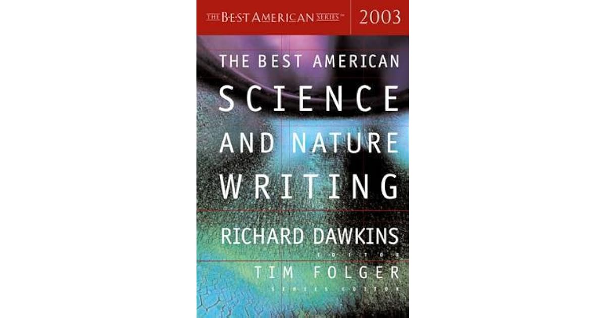 The Best American Science and Nature Writing 2003 by Richard Dawkins
