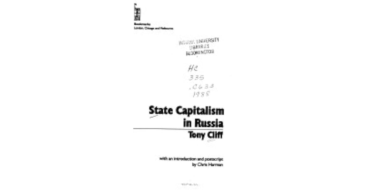 State Capitalism in Russia by Tony Cliff