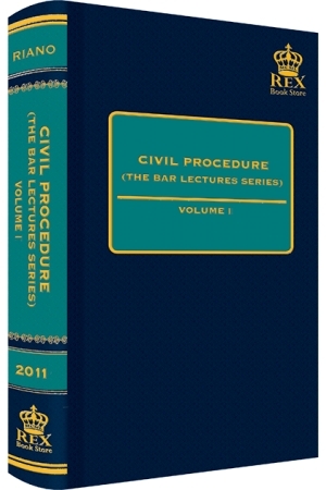 Civil Procedure (The Bar Lecture Series) Volume I by Willard B. Riano