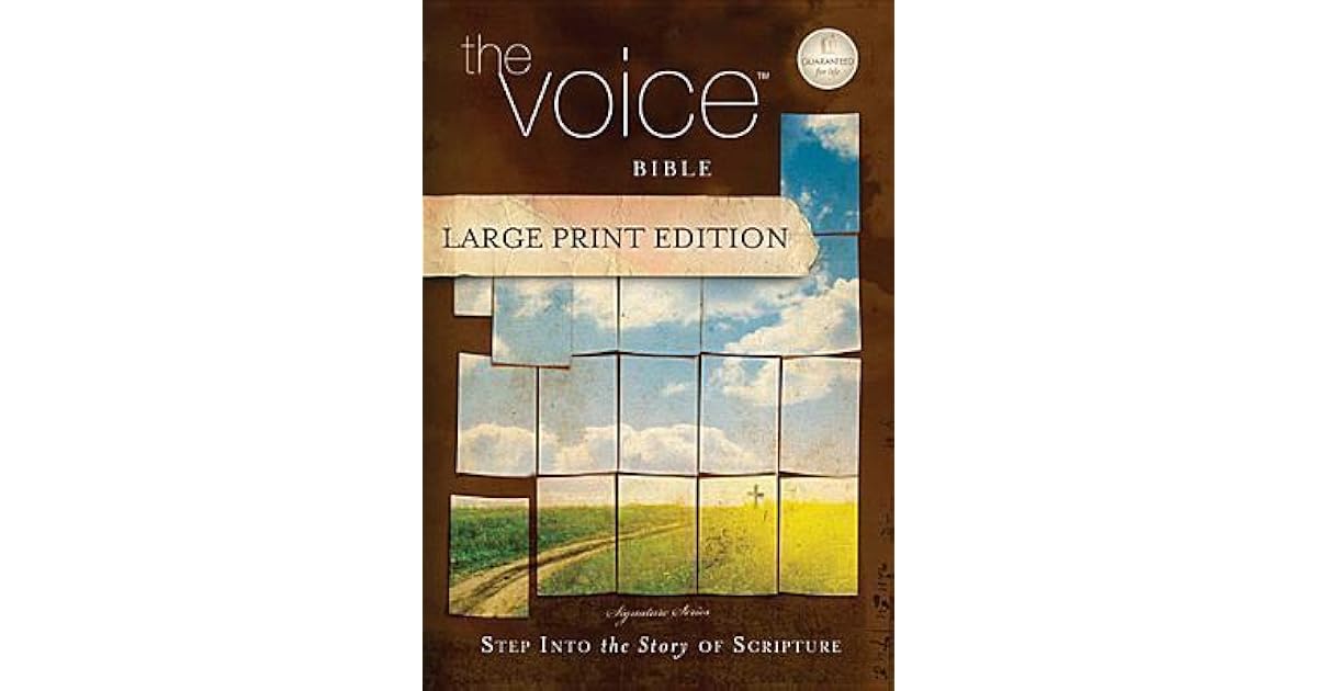 The Voice Bible, Large Print Edition: Step Into the Story of Scripture ...