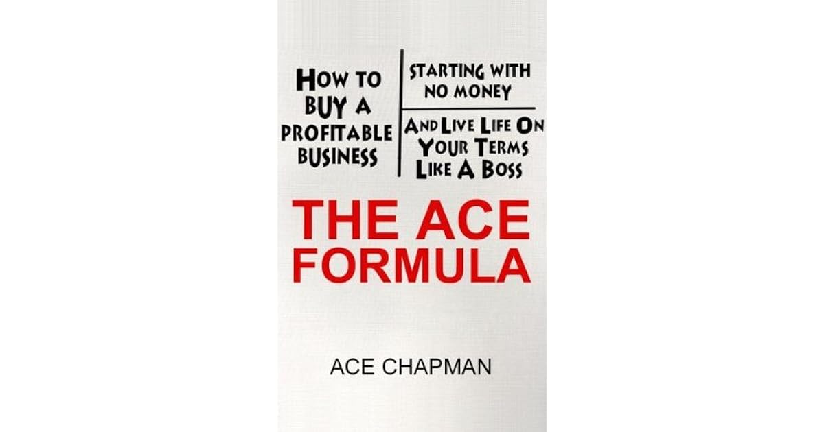 Ace Formula by Ace Chapman