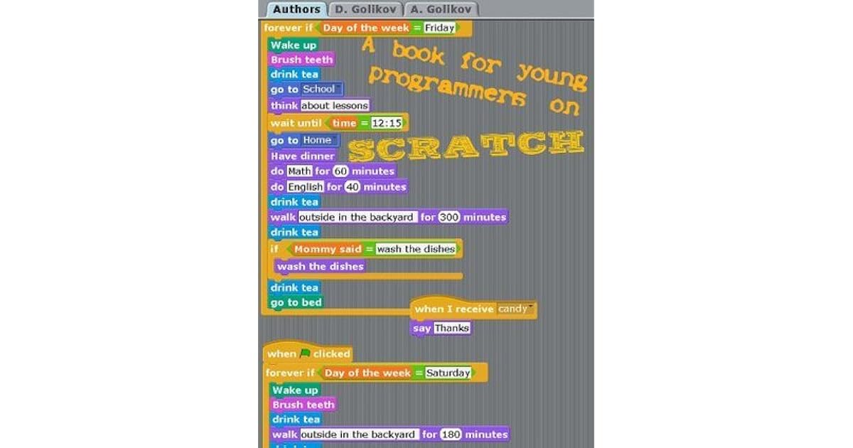 A Book For Young Programmers On Scratch by Denis Golikov