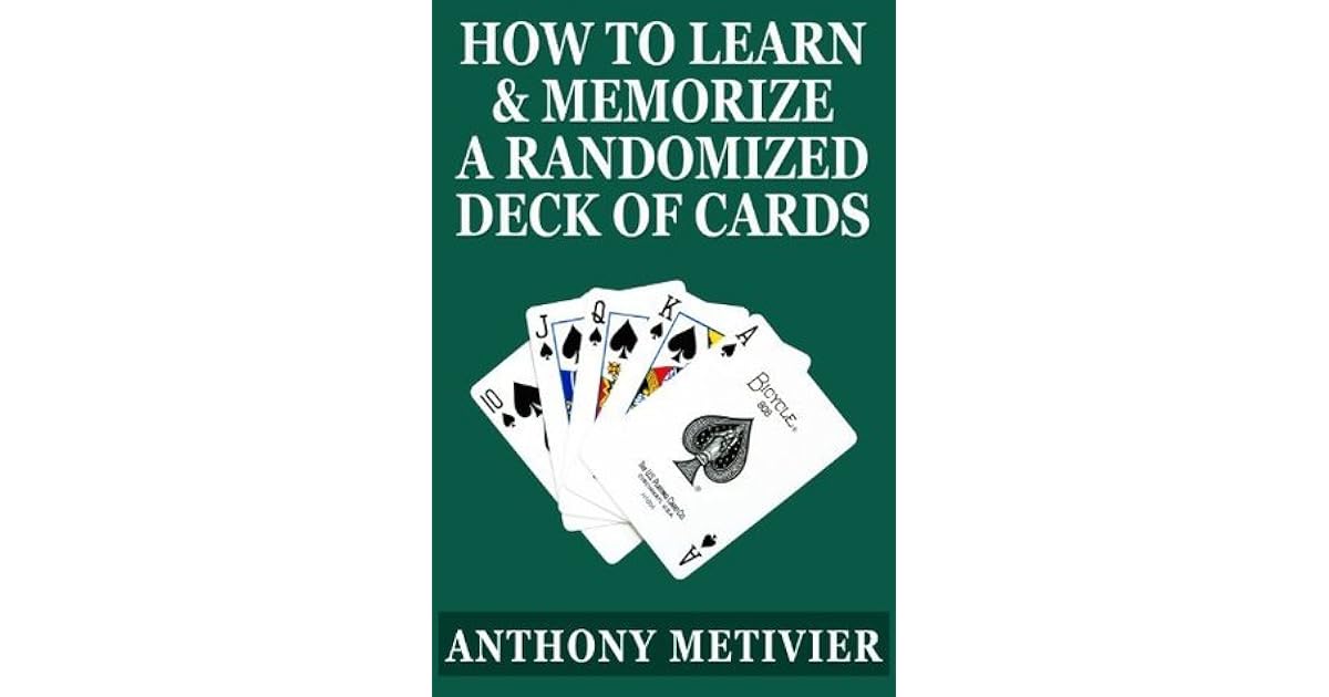 How to Learn & Memorize a Randomized Deck of Playing Cards ... Using a Memory Palace and Image ...