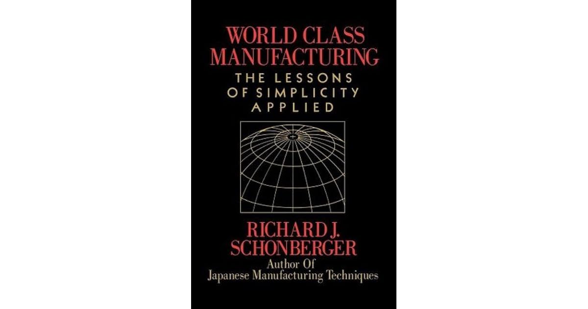 World Class Manufacturing by Richard J. Schonberger