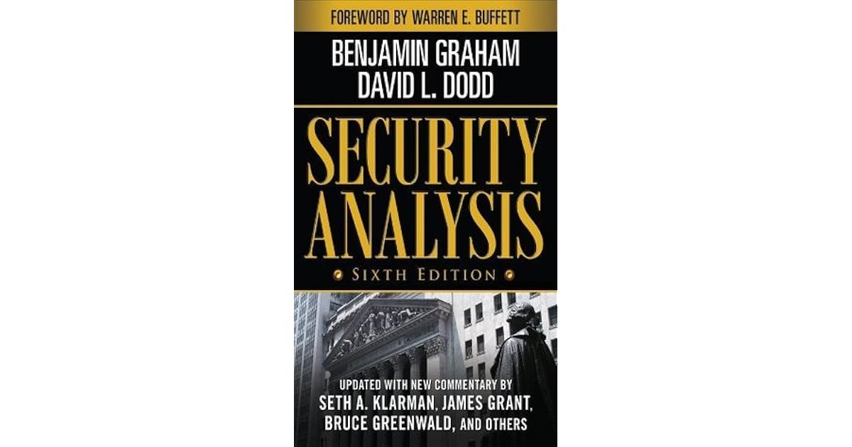 Security Analysis by Benjamin Graham