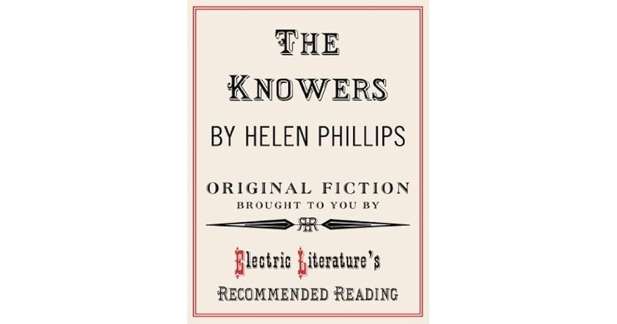 The Knowers by Helen Phillips
