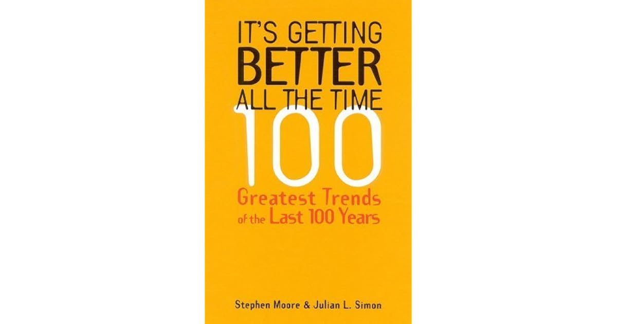 It's Getting Better All the Time: 100 Greatest Trends of the Last 100 ...