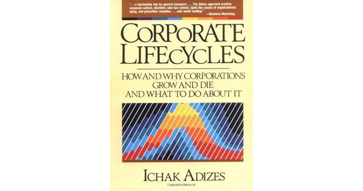 Corporate Lifecycles by Ichak Kalderon Adizes