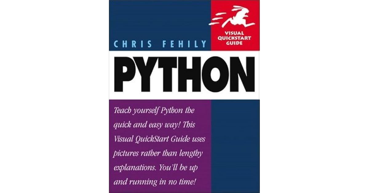 Python Visual Quickstart Guide By Chris Fehily