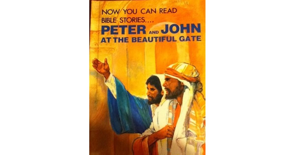Peter and John at the Beautiful Gate by Leonard Matthews