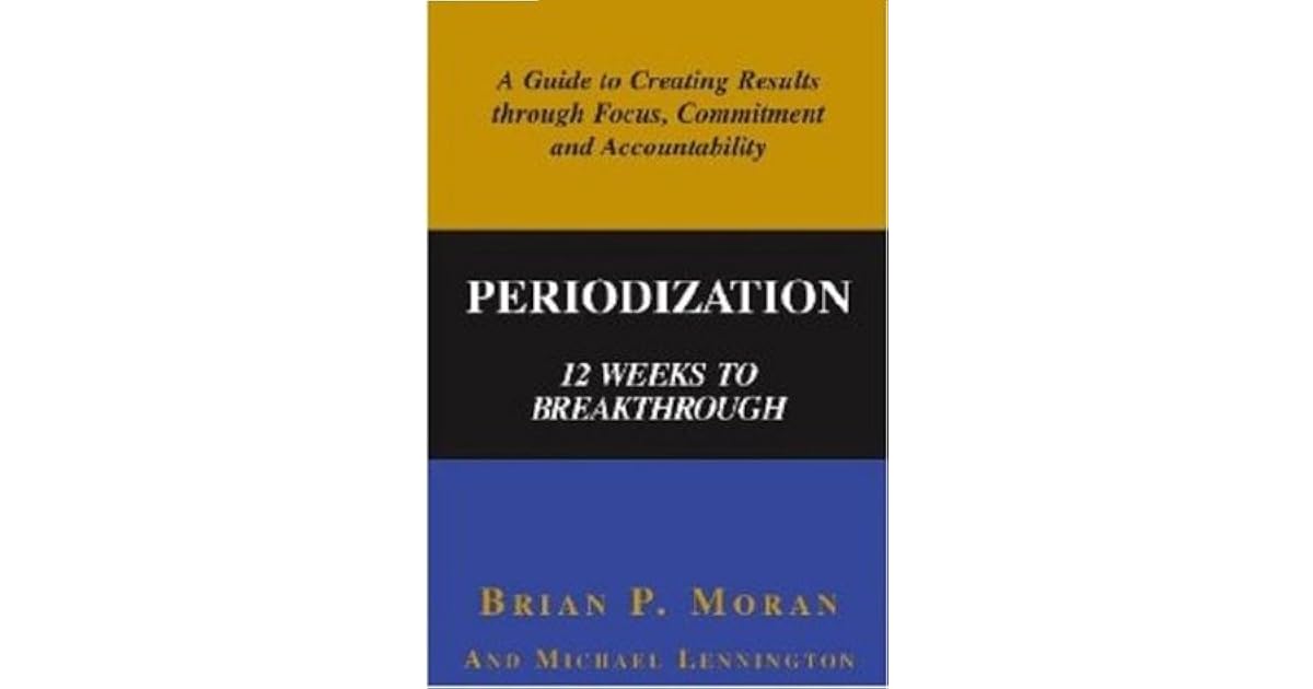 Periodization: 12 Weeks to Breakthrough- A Guide to Creating Results ...