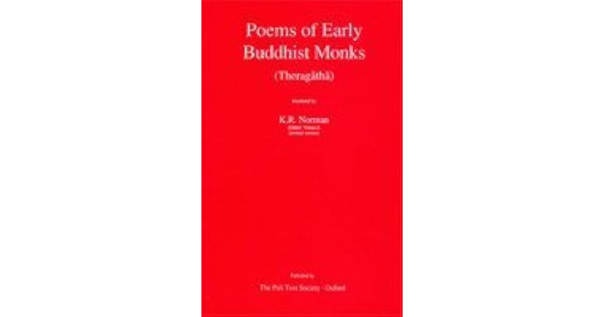 Poems of Early Buddhist Monks by K.R. Norman