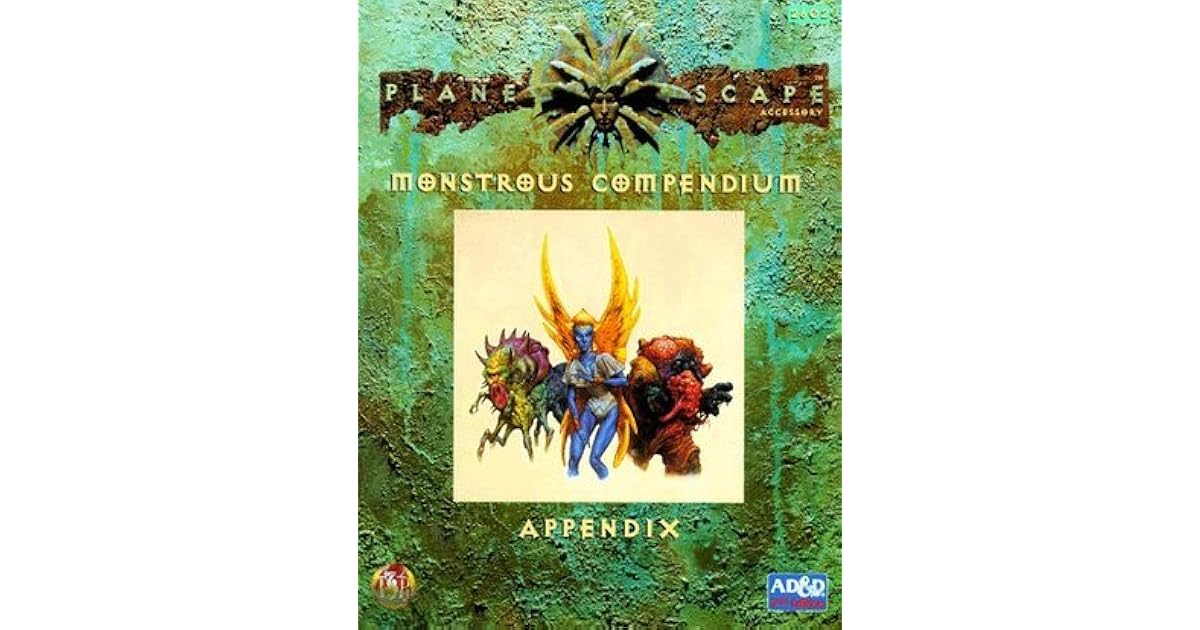 Monstrous Compendium Appendix by Allen Varney