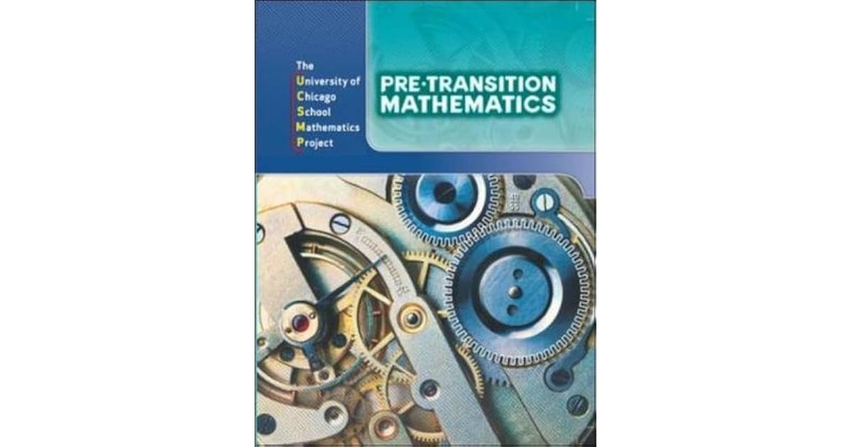 Pre-Transition Mathematics by John W. McConnell