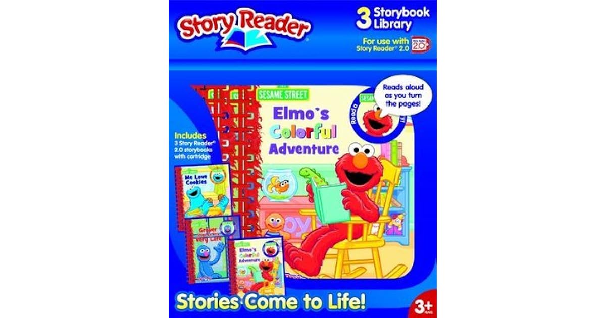 Story Reader 2.0 3-Book Sesame Street Library: Elmo, Cookie Monster ...