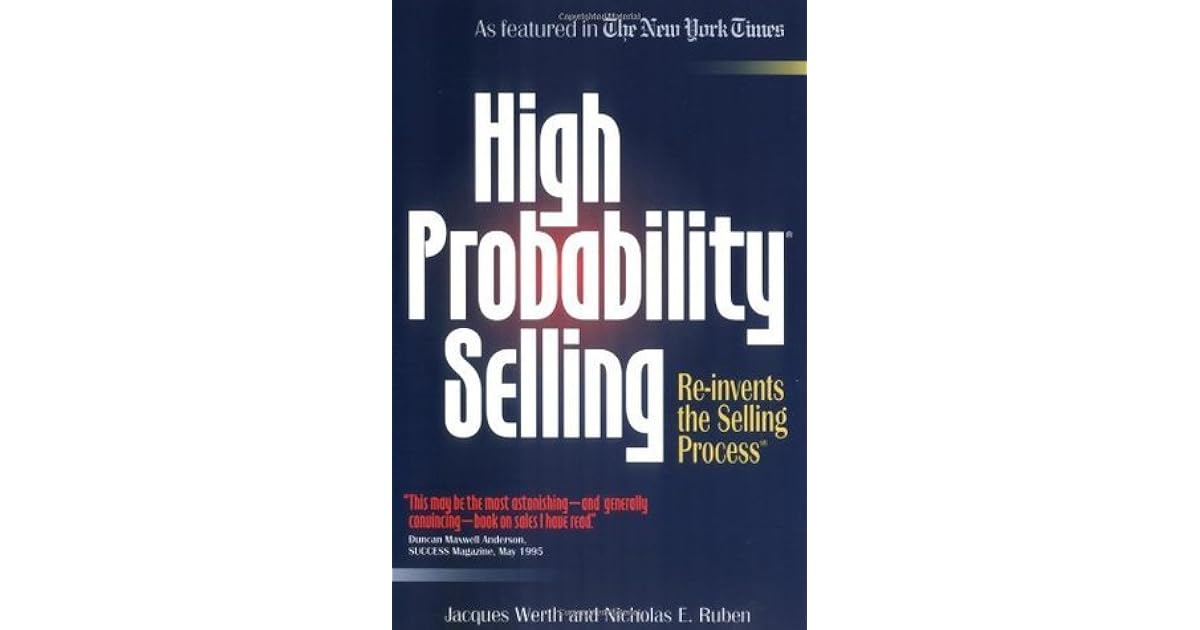 High Probability Selling by Jacques Werth