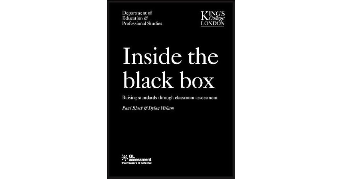 Inside the Black Box Raising Standards Through Classroom Assessment by ...