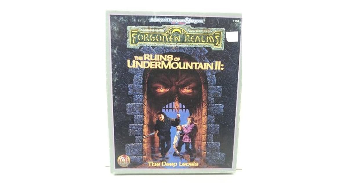 The Ruins of Undermountain II: The Deep Levels (Forgotten Realms) by ...