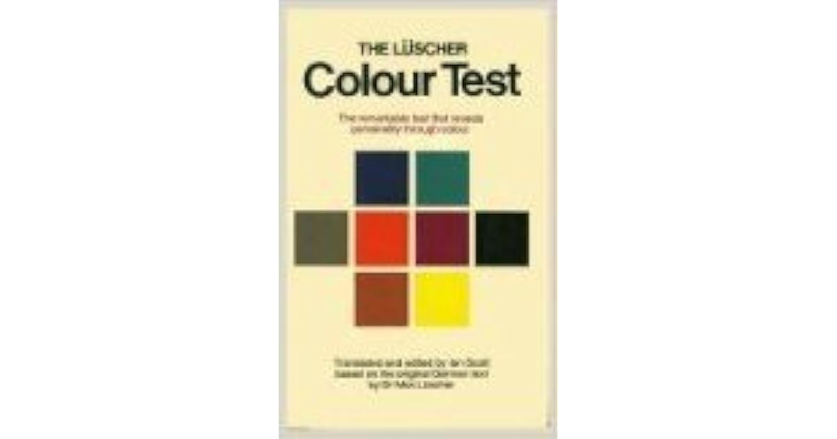 The Lüscher Colour Test by Max Lüscher