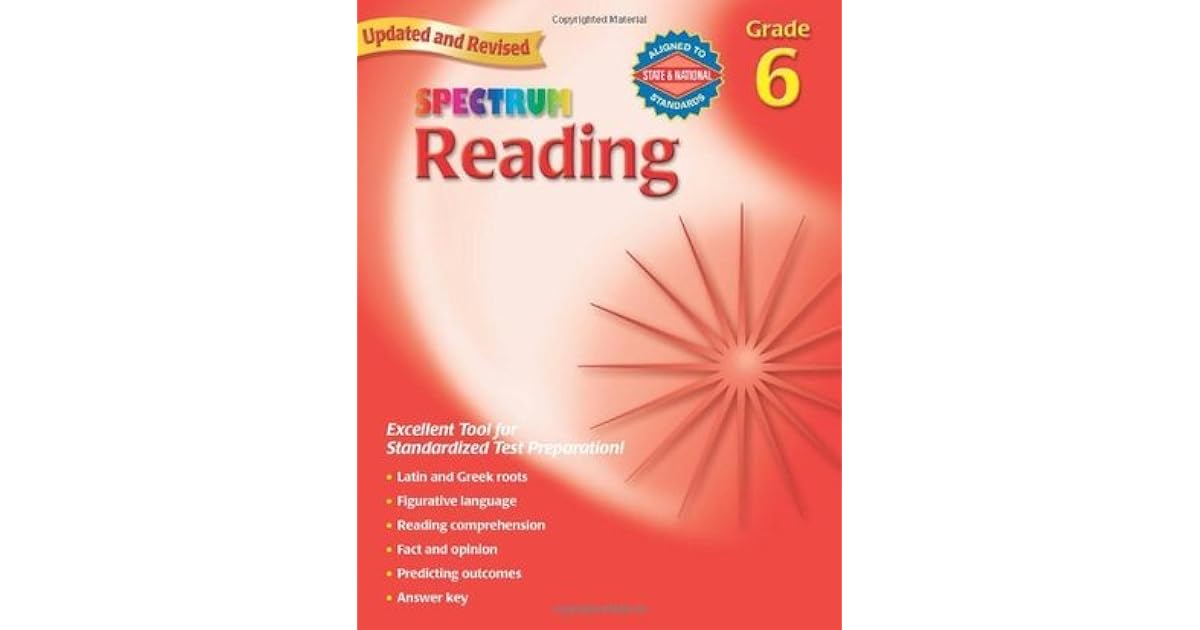 Spectrum Reading Grade 6 By School Specialty Publishing Spectrum Reading Grade 6 By School Specialty Publishing