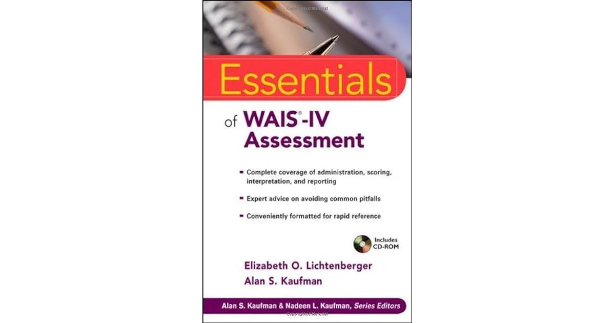 Essentials of WAIS-IV Assessment by Elizabeth O. Lichtenberger