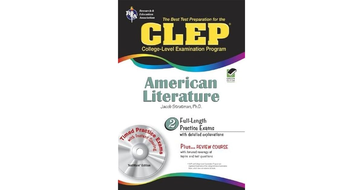 CLEP American Literature w/ TestWare CD by Jacob Stratman