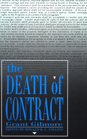 The Death of Contract by Grant Gilmore