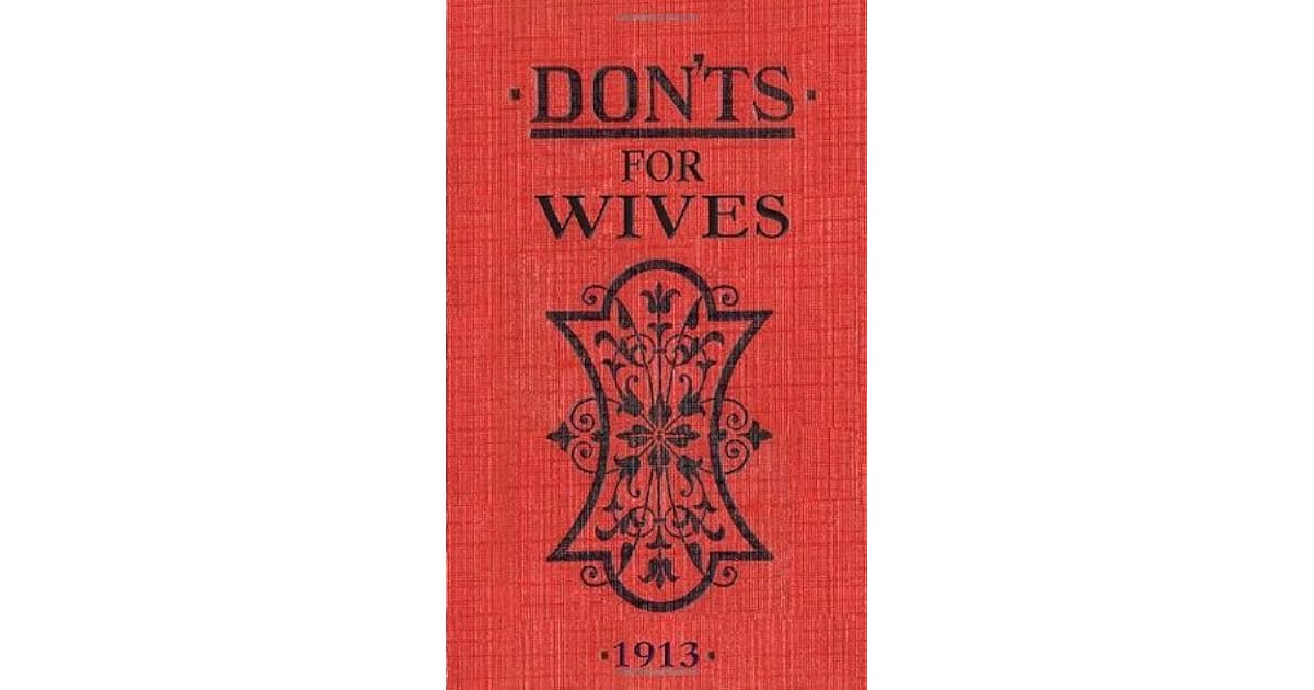 Don'ts for Wives by Blanche Ebbutt
