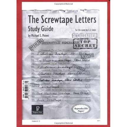 The Screwtape Letters Study Guide by Michael Poteet — Reviews ...