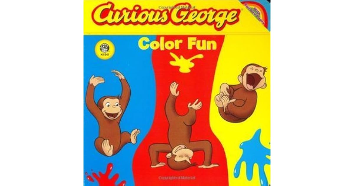 Curious George Color Fun (CGTV Board Book): Die-cut Board Book by H.A. Rey