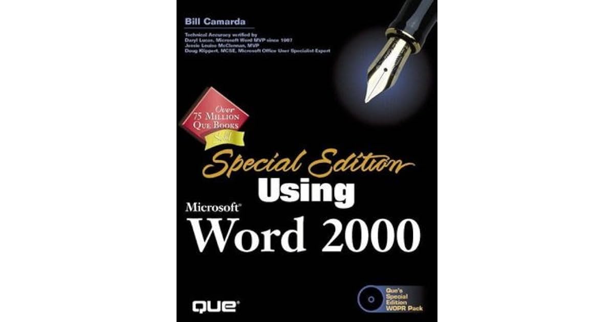 Special Edition Using Microsoft Word 2000 by Bill Camarda