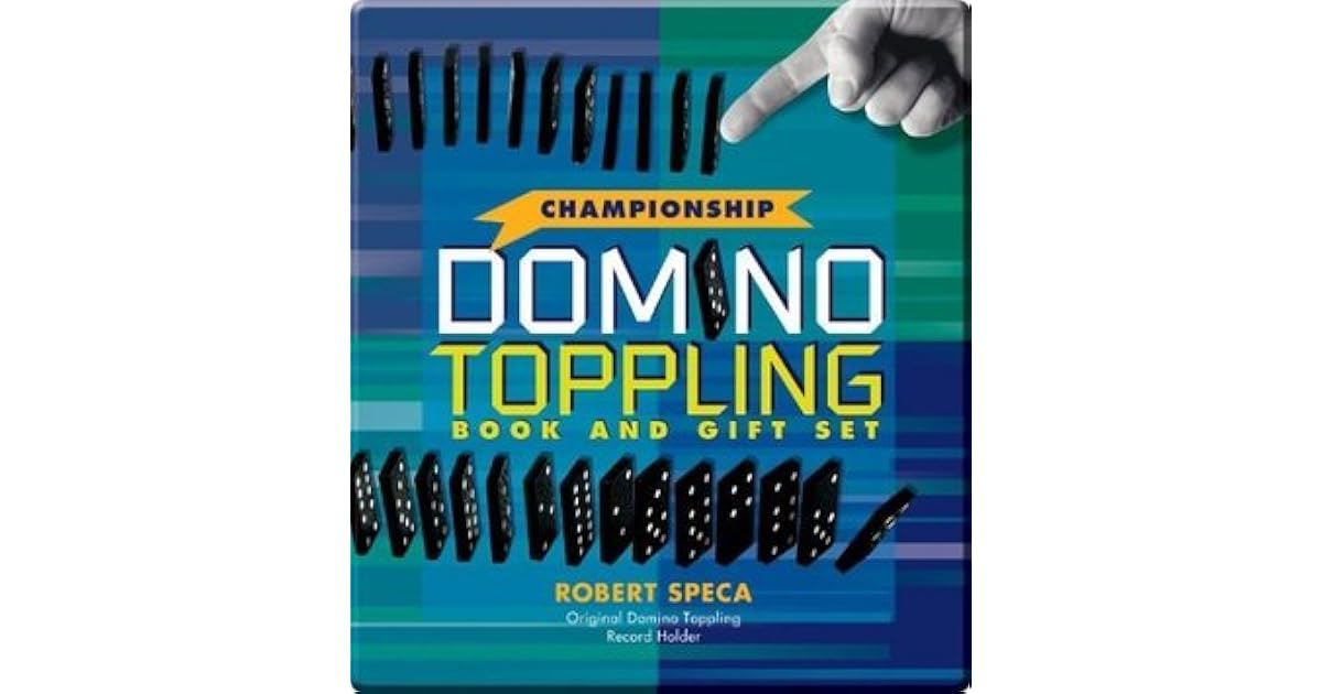 Championship Domino Toppling Book and Gift Set: Includes 112 Dominoes ...
