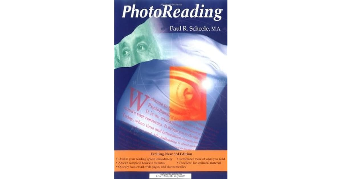 Photoreading by Paul R. Scheele