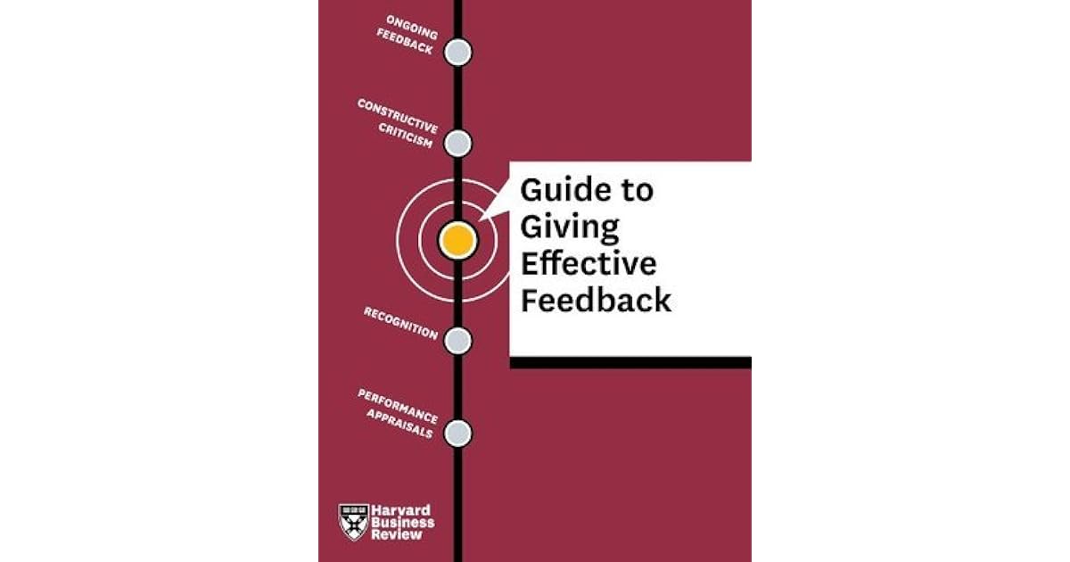 HBR Guide to Giving Effective Feedback by Harvard Business Review