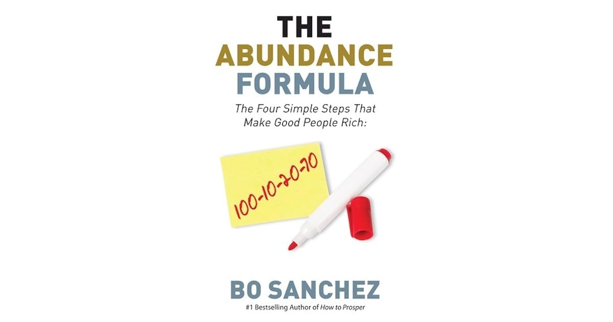 The Abundance Formula by Bo Sánchez