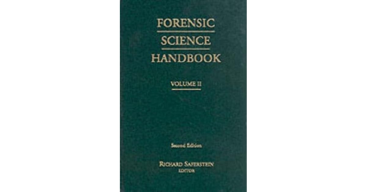 Forensic Science Handbook, Volume 2 by Richard Saferstein