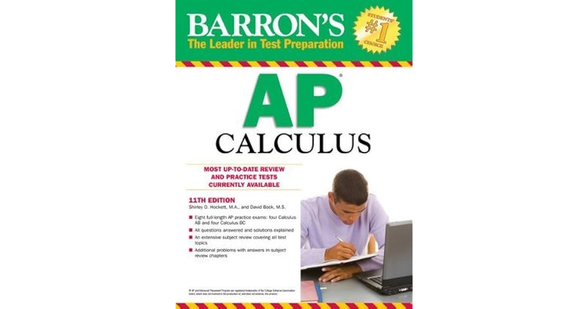 Barron's AP Calculus, 11th Edition by David Bock
