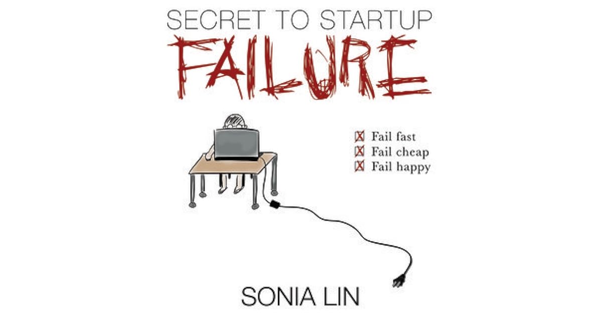 Secret to Startup Failure: Fail Fast. Fail Cheap. Fail Happy. by Sonia Lin