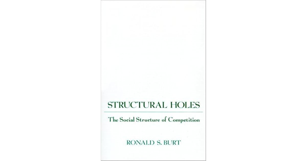 Structural Holes: The Social Structure of Competition by Ronald Burt