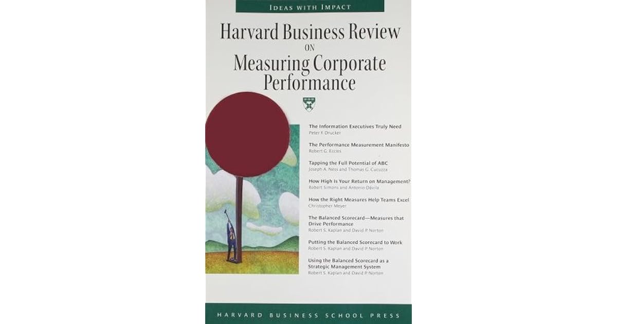 Harvard Business Review on Measuring Corporate Performance by Harvard ...