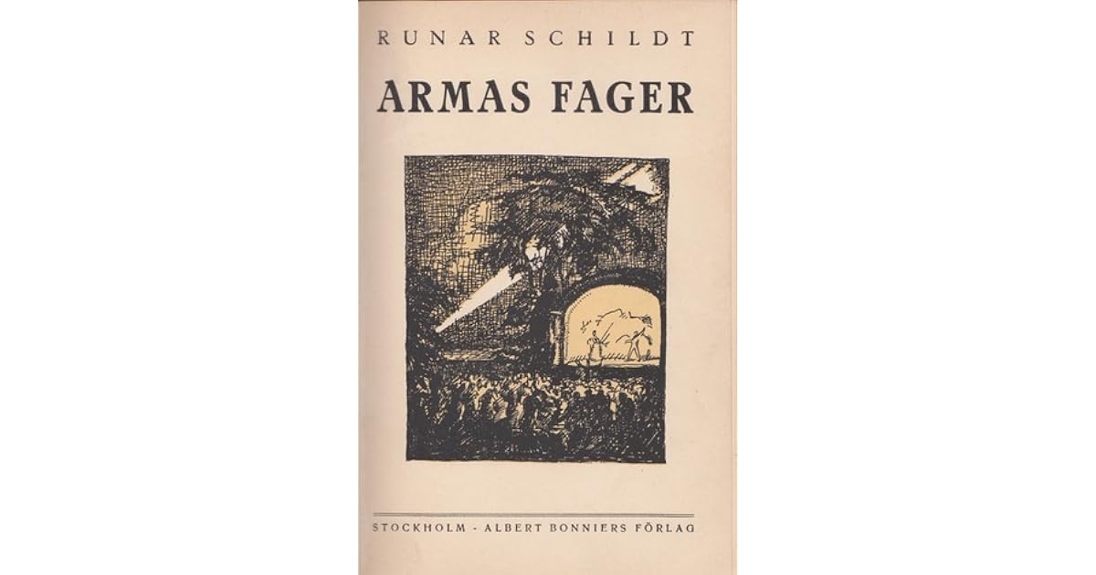 Armas Fager. En silhuett by Runar Schildt