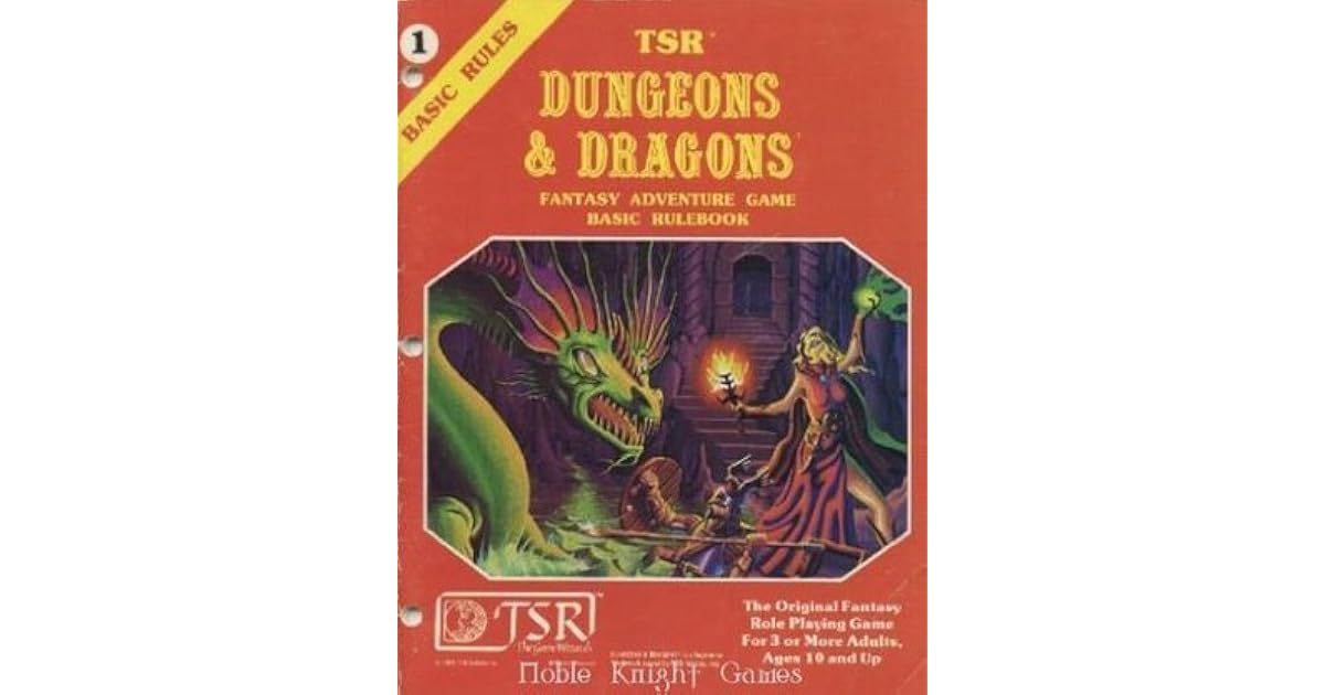 TSR Dungeons & Dragons Fantasy Adventure Game: Basic Rulebook by Gary Gygax