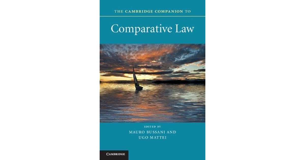 The Cambridge Companion to Comparative Law by Mauro Bussani