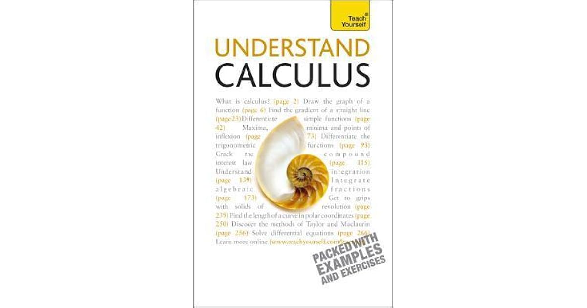 Understand Calculus: A Teach Yourself Guide by Paul Abbott