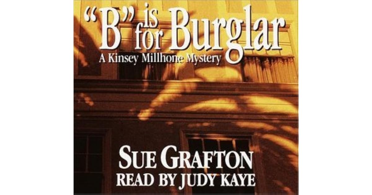 B is for Burglar by Sue Grafton