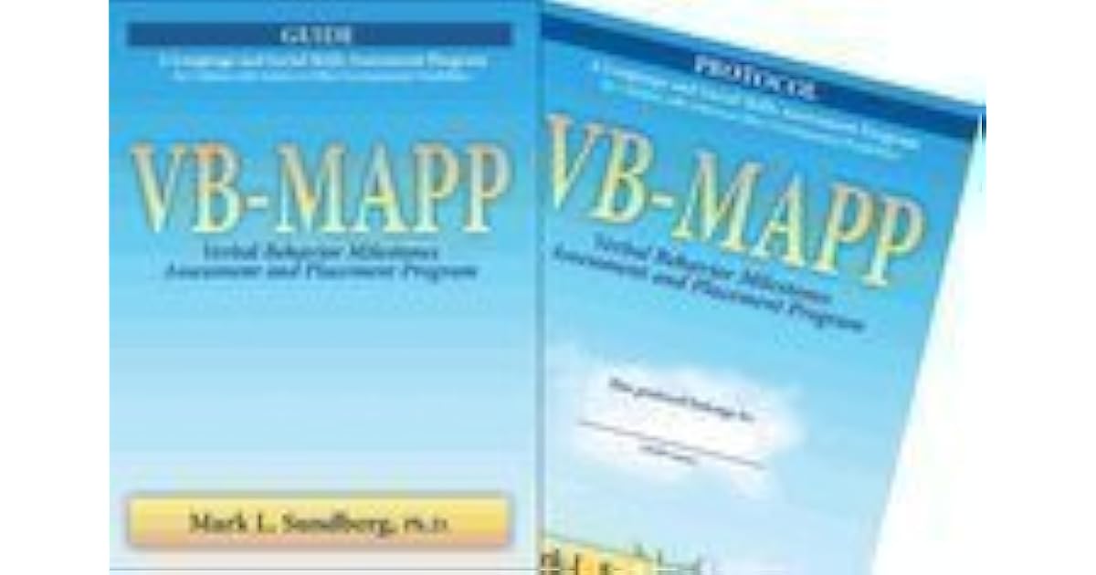 Vb Mapp: Verbal Behavior Milestones Assessment And Placement Program ...
