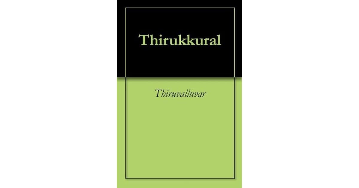 Thirukkural by Thiruvalluvar